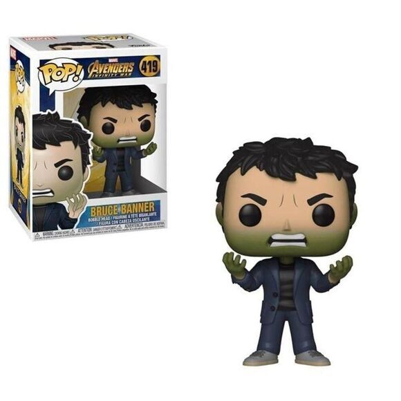 Funko | Toys | Funko Pop Marvel Infinity War S2 Banner W Hulk Head ...